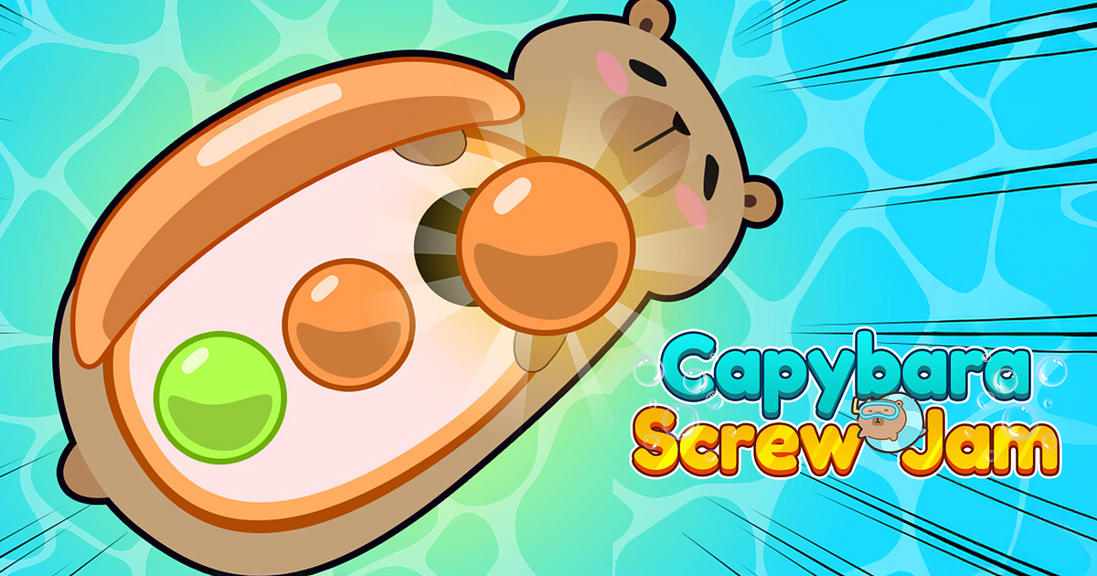 Capybara Screw Jam - Online-Spiel - Spiele Jetzt | Spielspiele.de